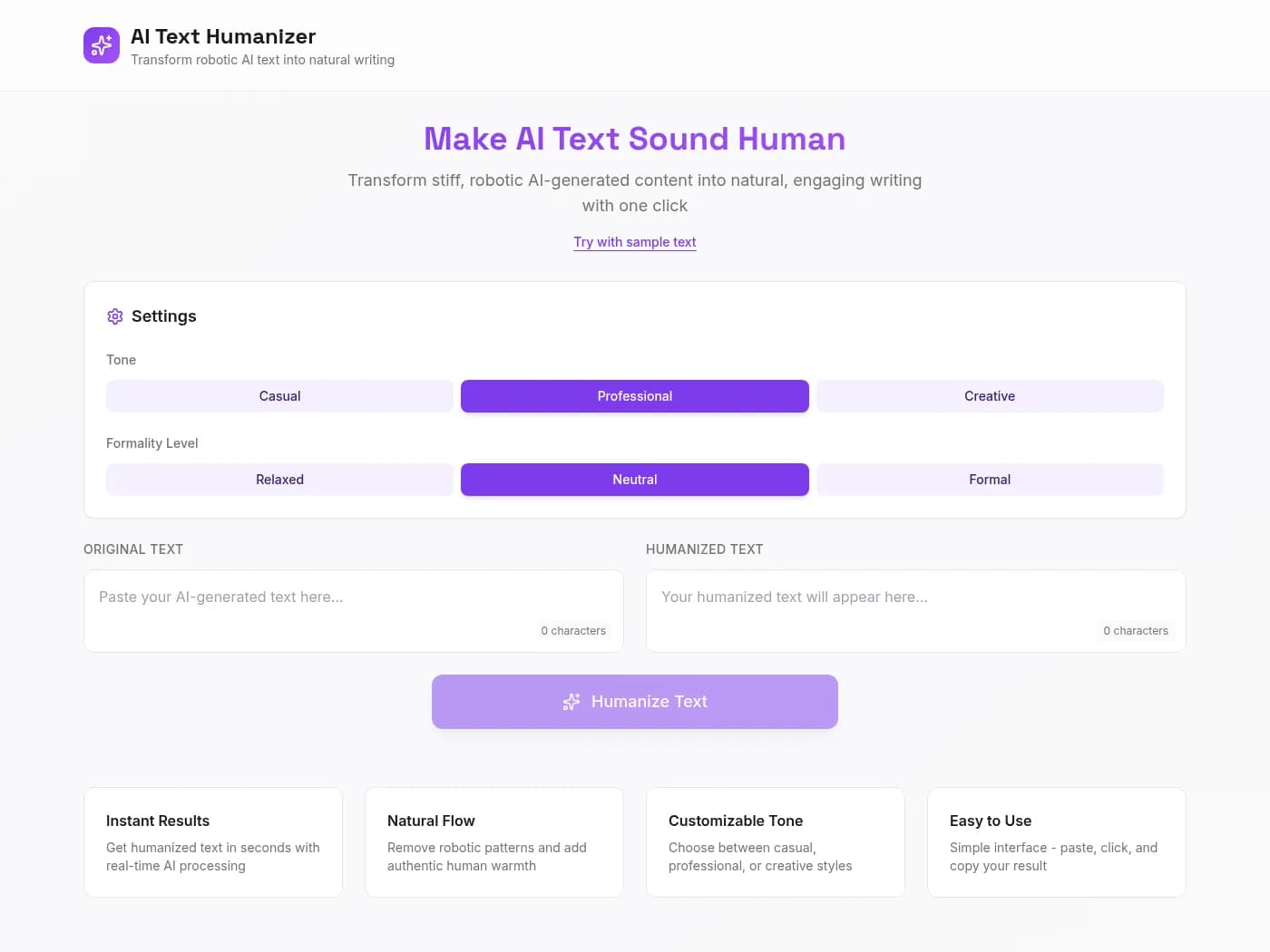AI Text Humanizer