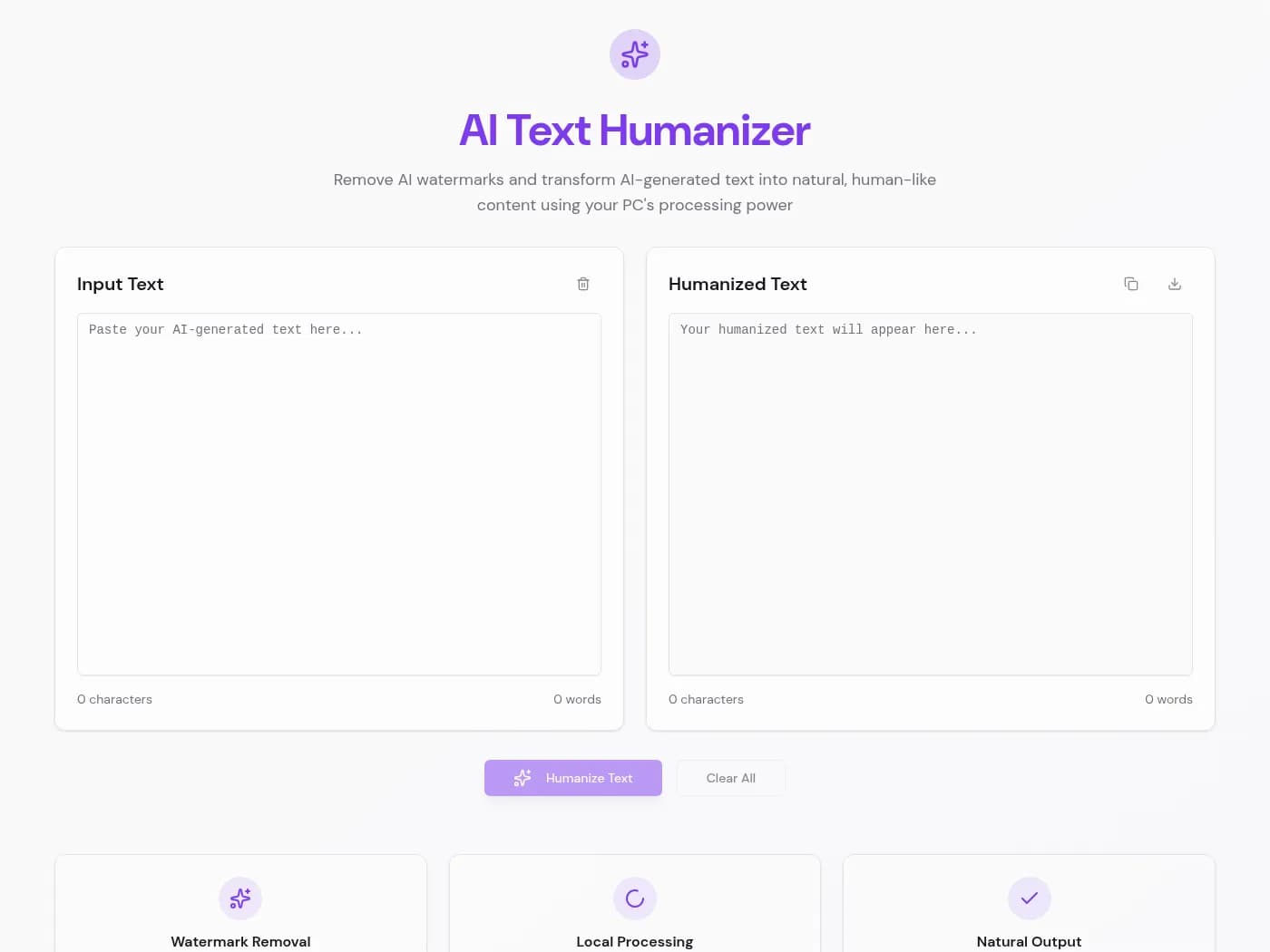 AI Text Humanizer and Watermark Remover