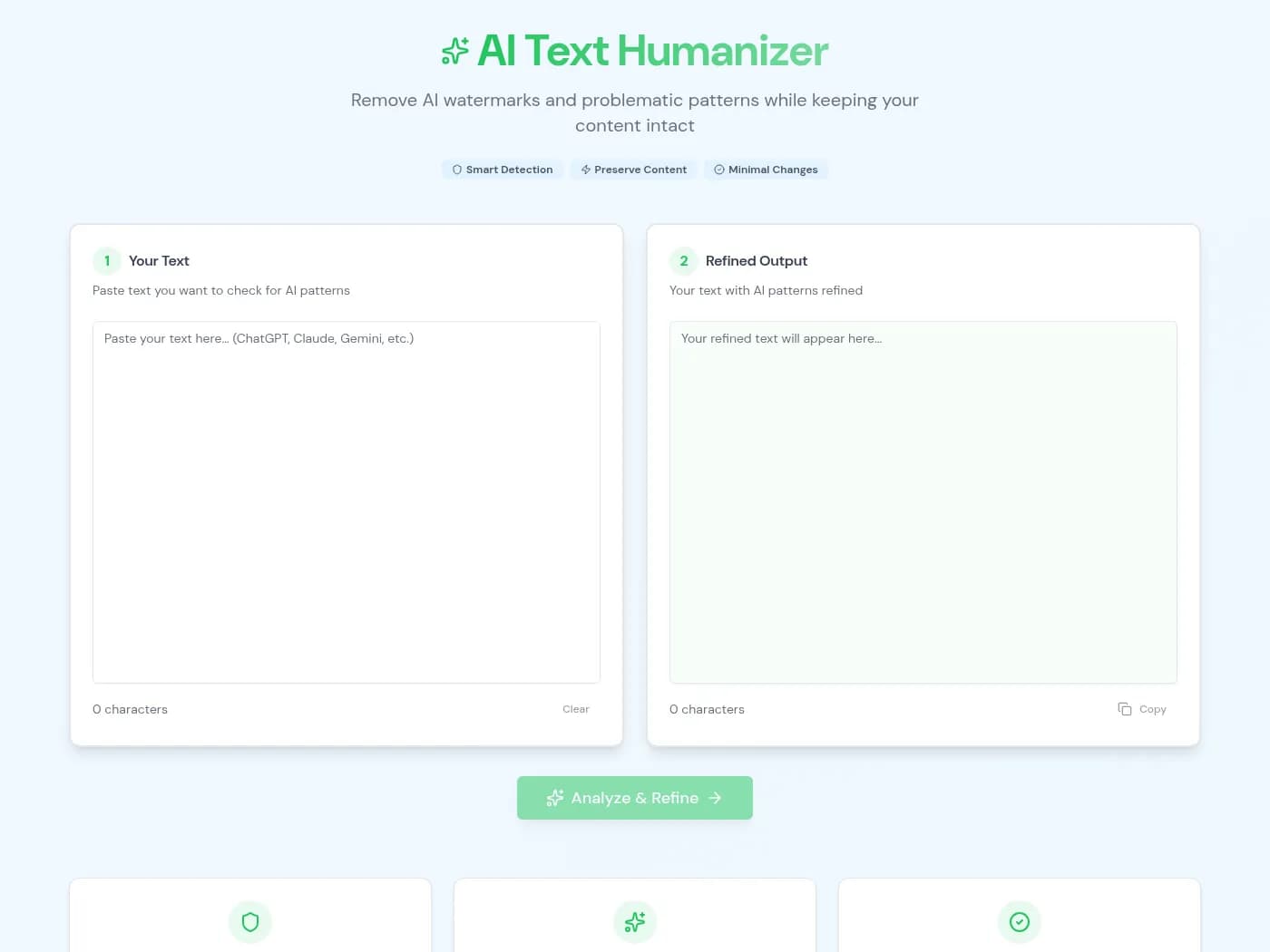 AI Text Humanizer & Watermark Remover