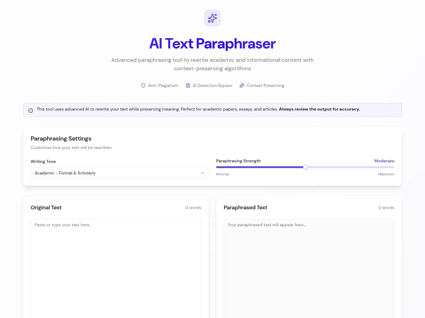 AI Text Paraphraser and Anti-Plagiarism Defender