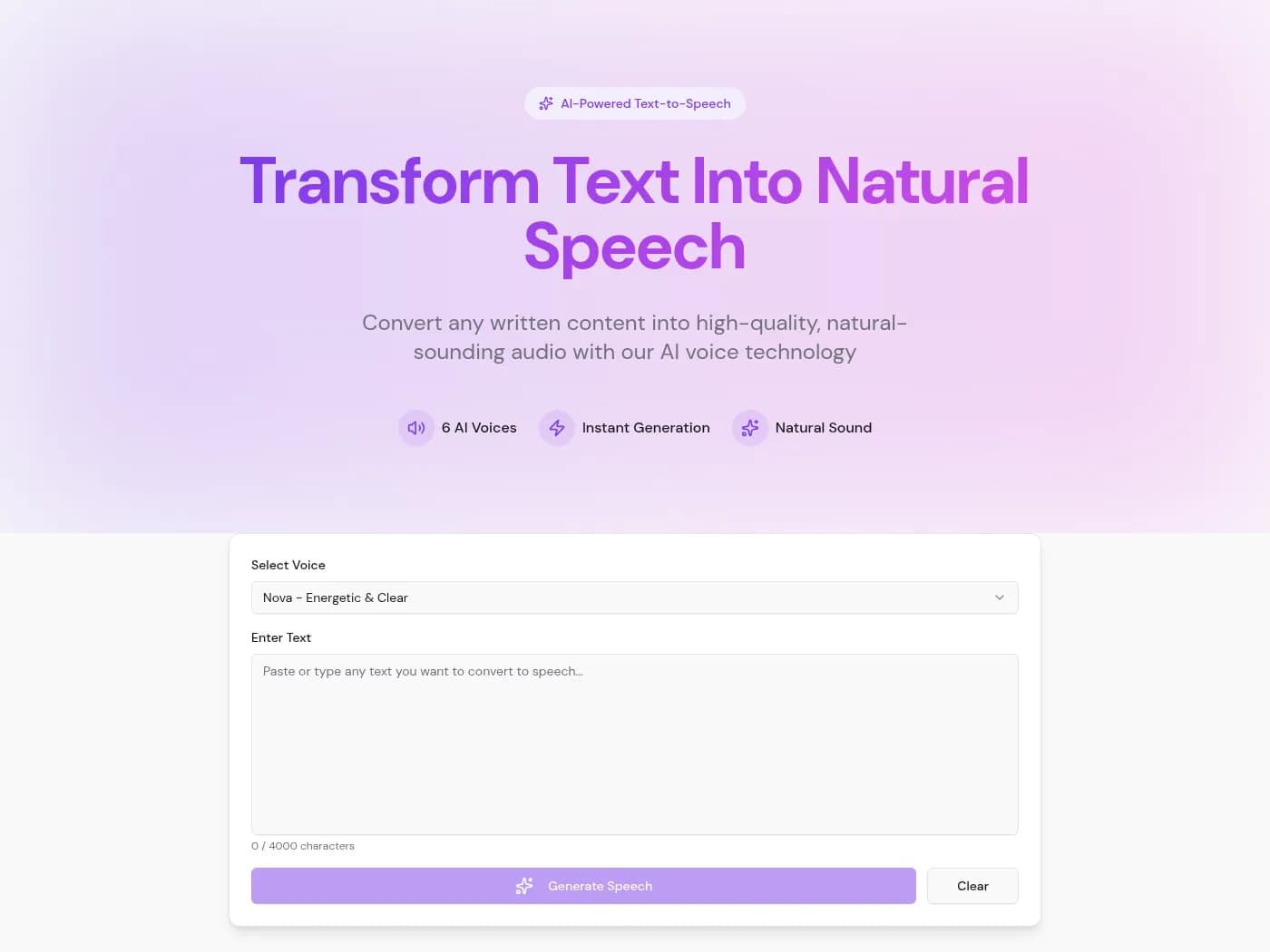 AI-Powered Web Text-to-Speech Reader