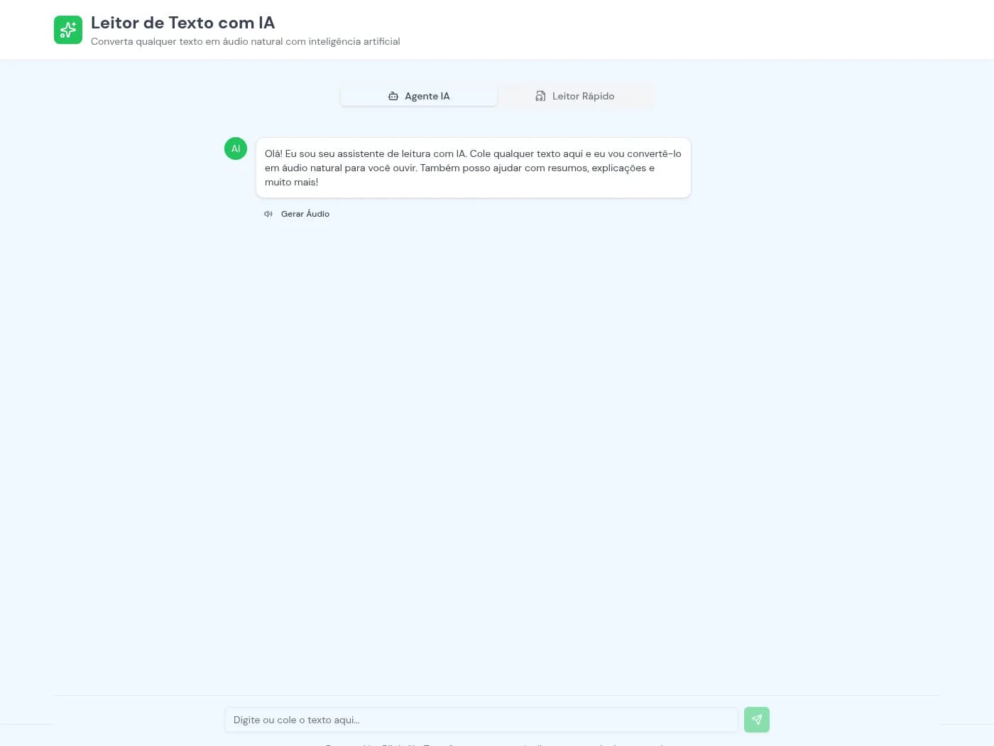 AI Text-to-Speech Web Reader