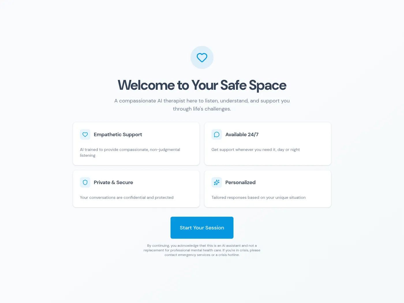 AI Therapist App