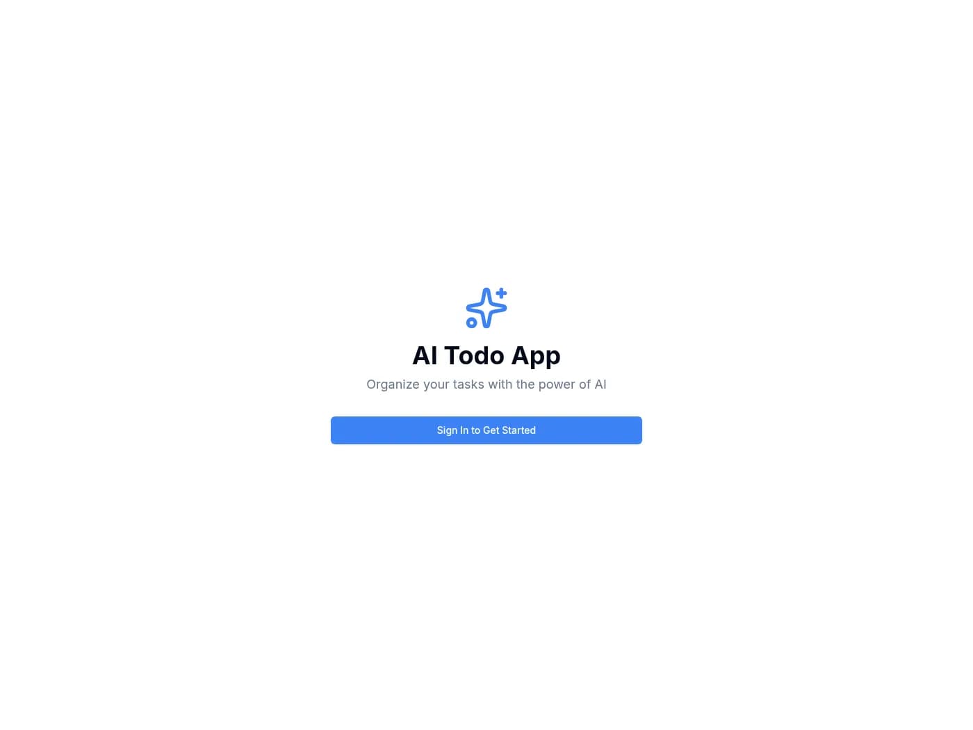 AI-Powered Todo App