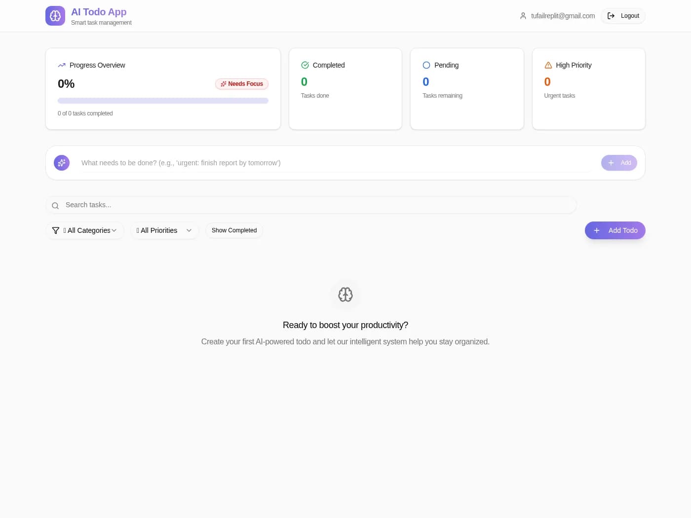 AI Todo App