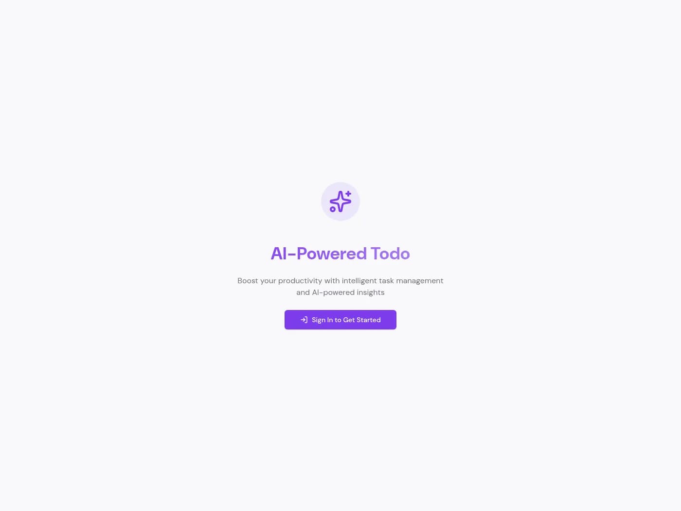 AI-Powered ToDo App