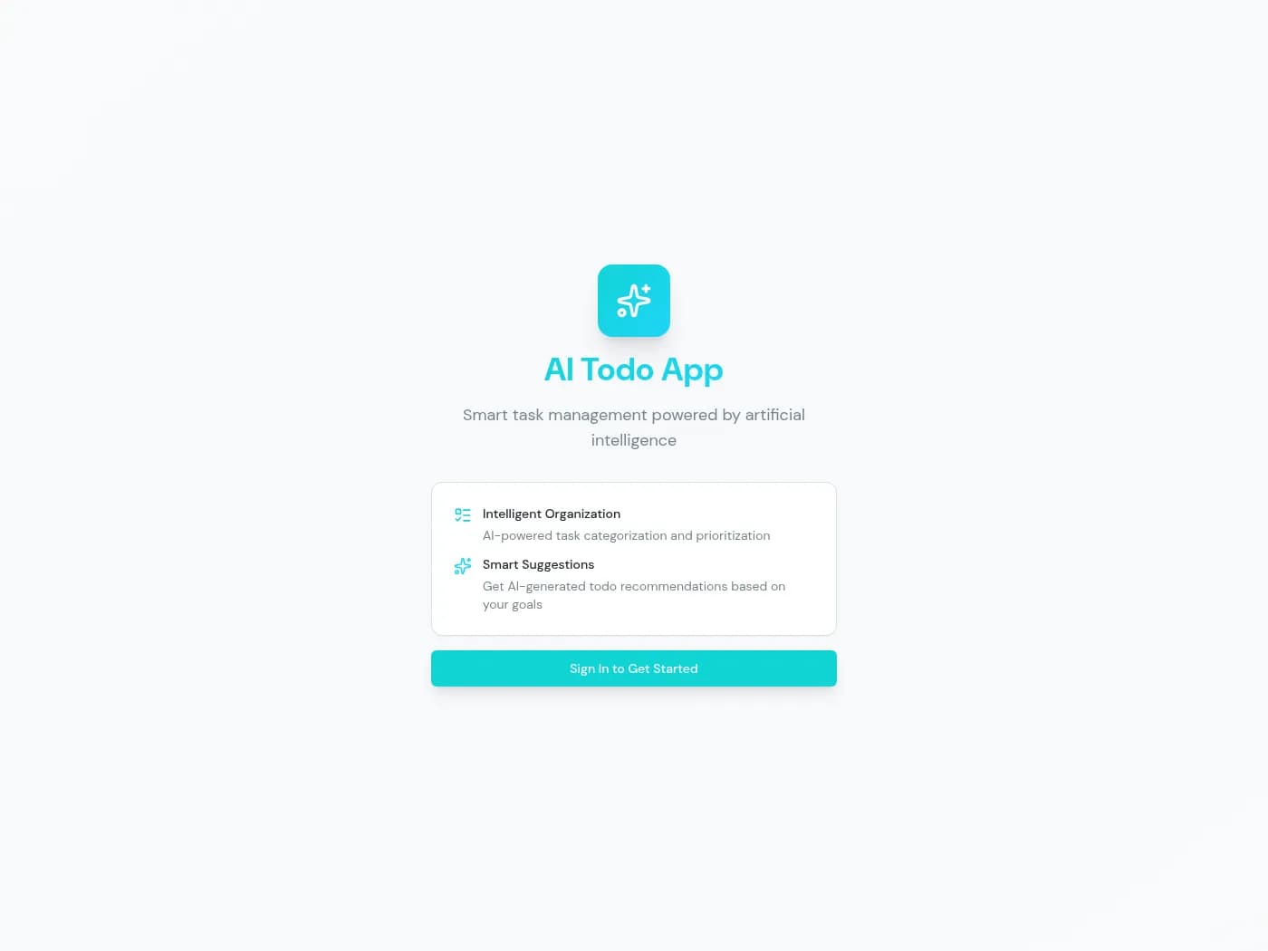AI To-Do App