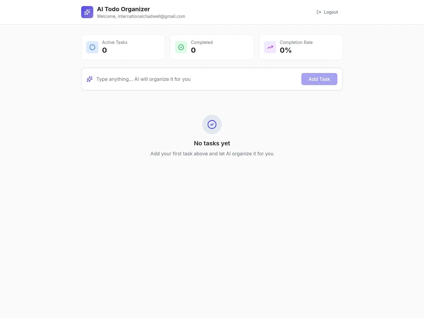 AI-Powered Todo Organizer