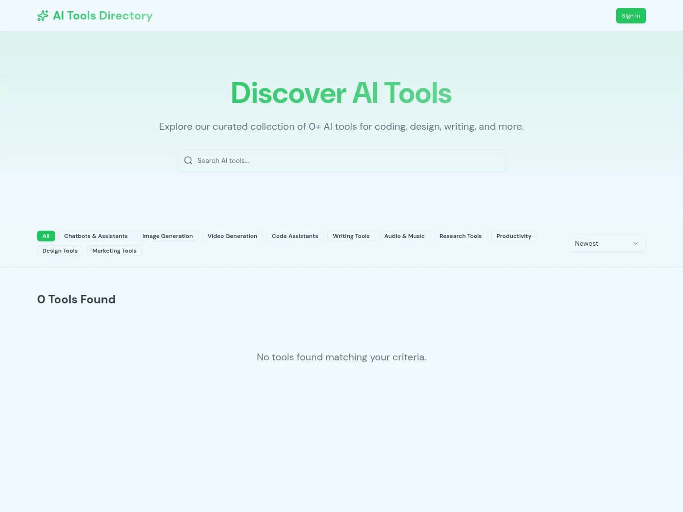 AI Tools Directory – Curated Platform for Discovering and Managing AI Tools