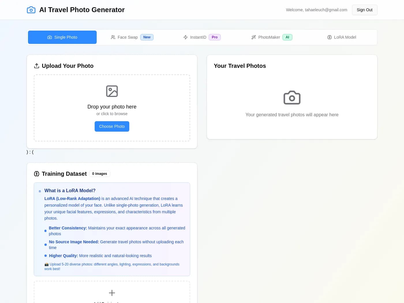 AI Travel Photo Generator