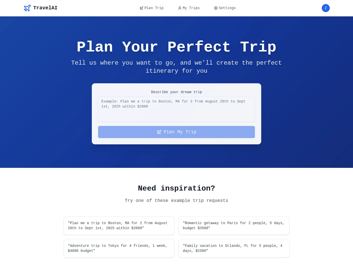 AI Travel Planner & Assistant