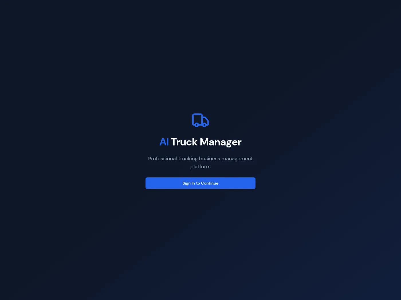 AI Truck Manager – Automated SaaS for Trucking Business Operations