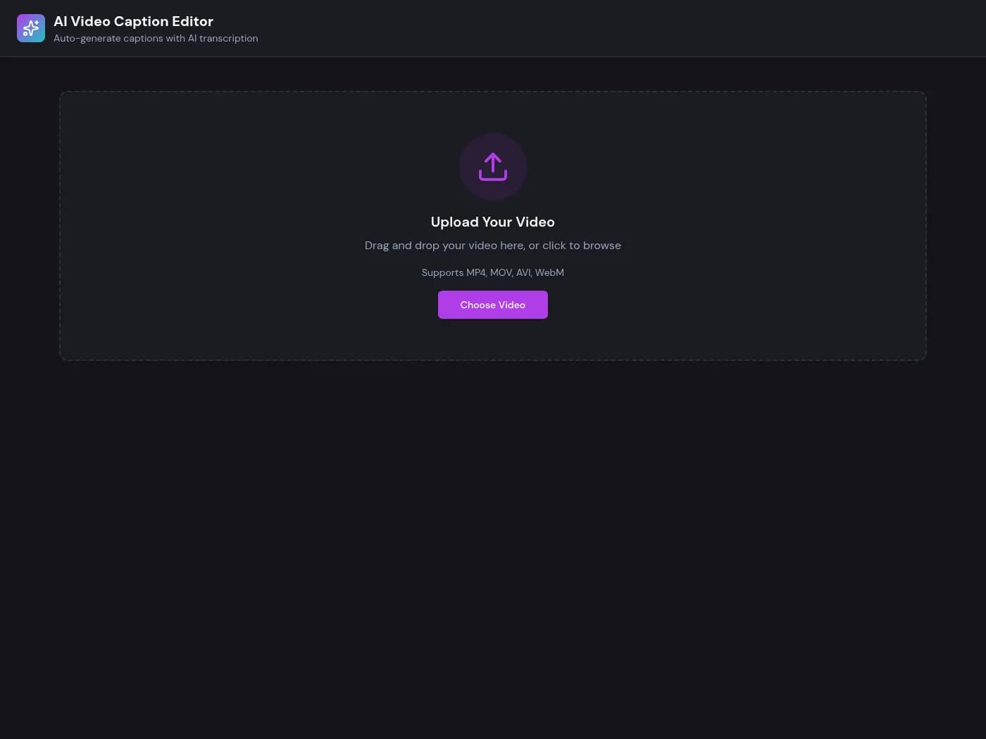 AI-Powered Multilingual Video Captioning & Editing Suite