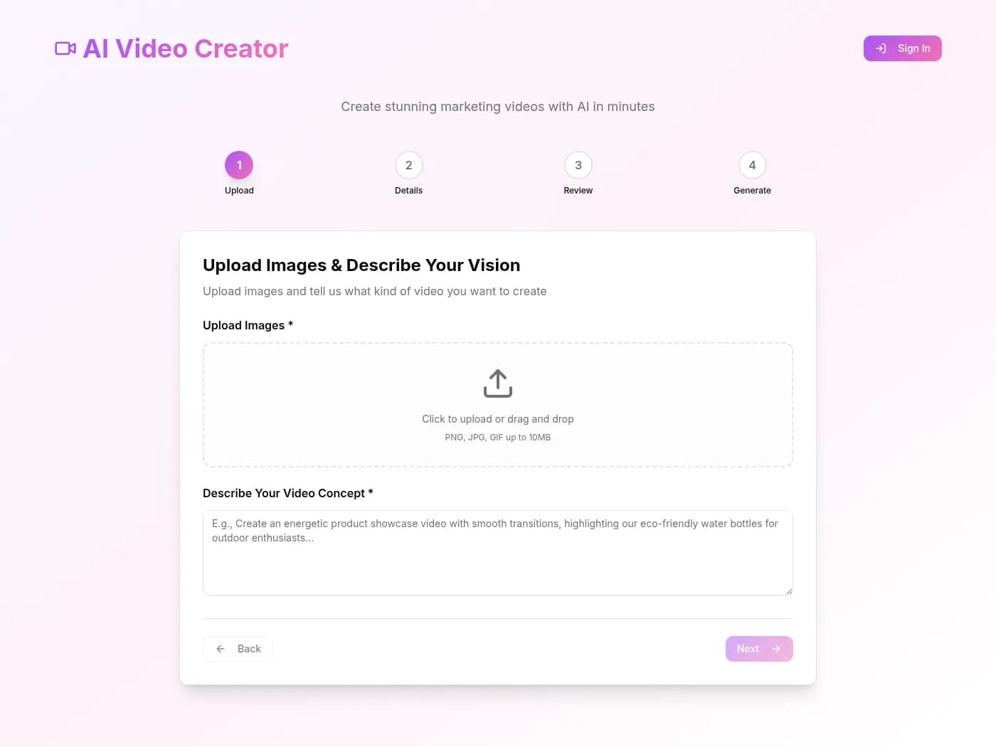 AI-Powered Video Creator for Marketing & Branding