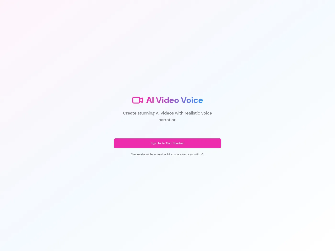 AI Video Voice Maker