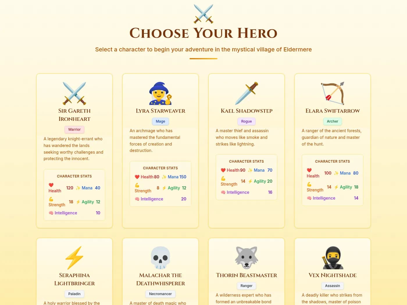 AI-Powered 2D Village RPG