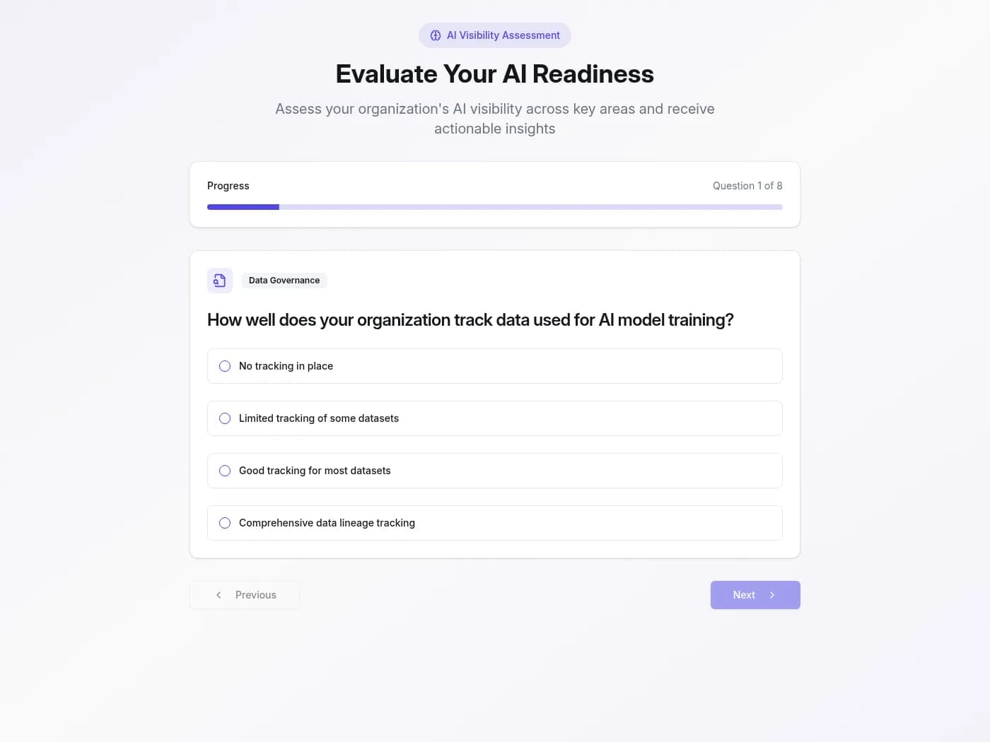 AI Visibility Assessment Tool
