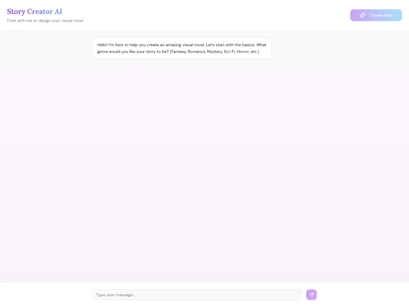 AI Visual Novel Creator