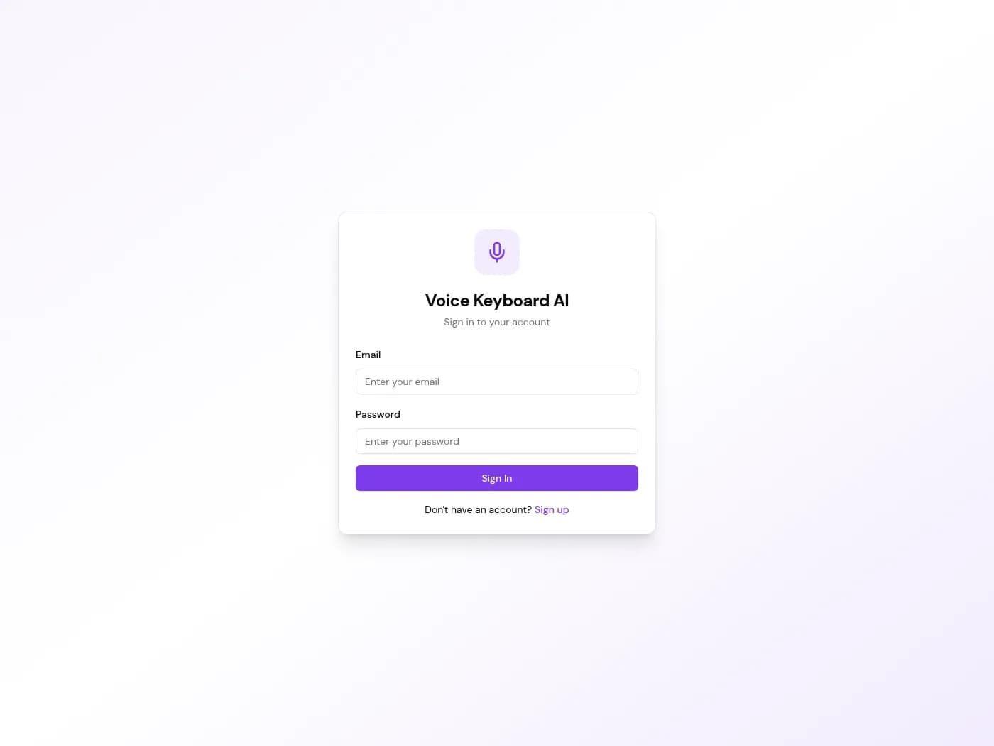 Voice Keyboard AI: Instant Speech-to-Text Web App with Smart Dictionary