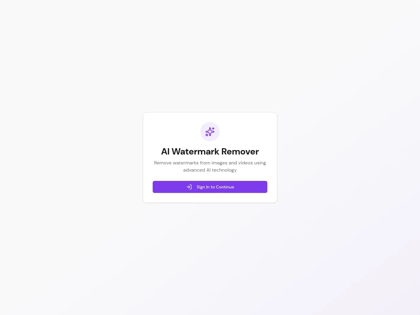 AI Watermark Remover