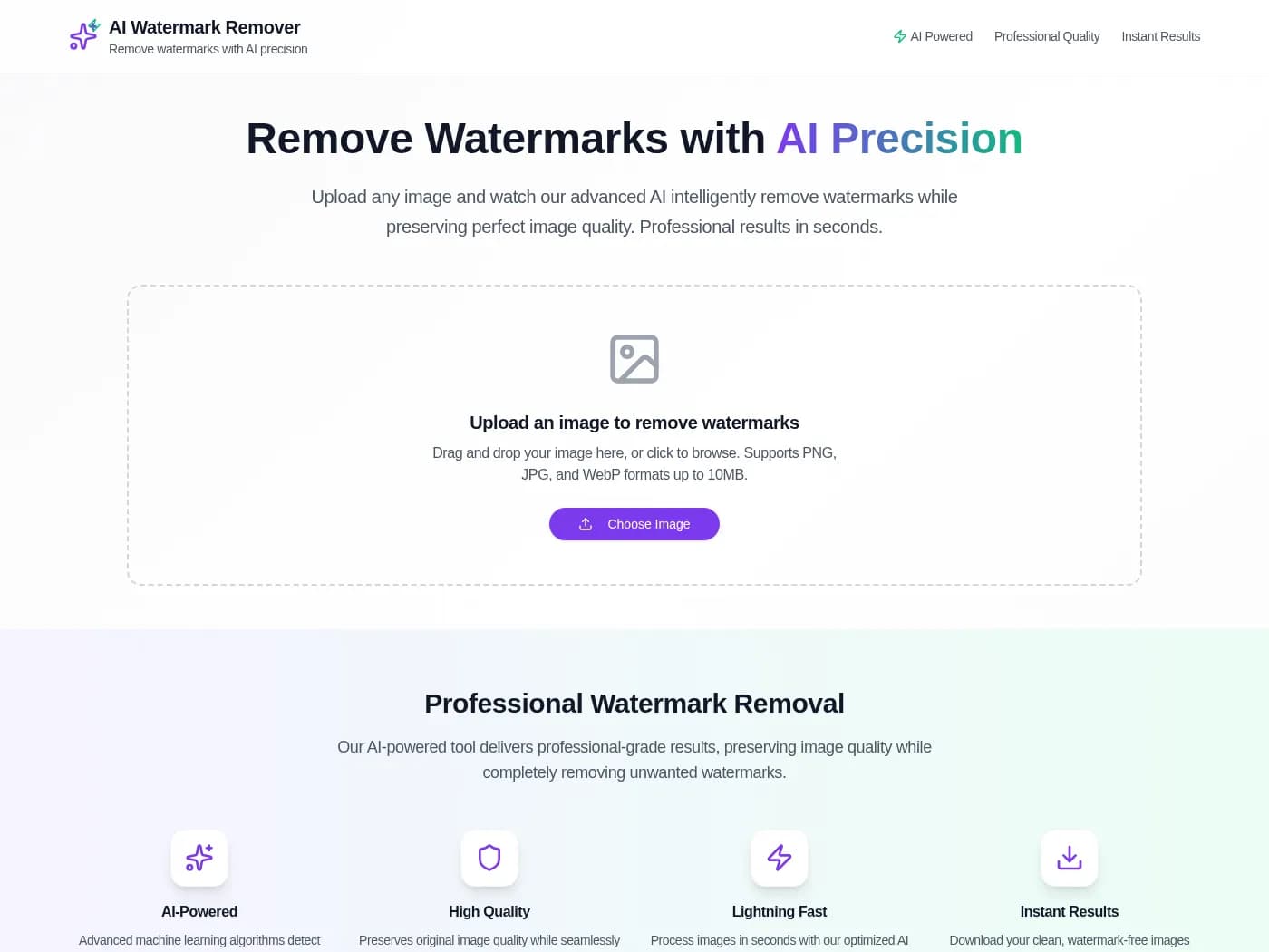 AI Watermark Remover