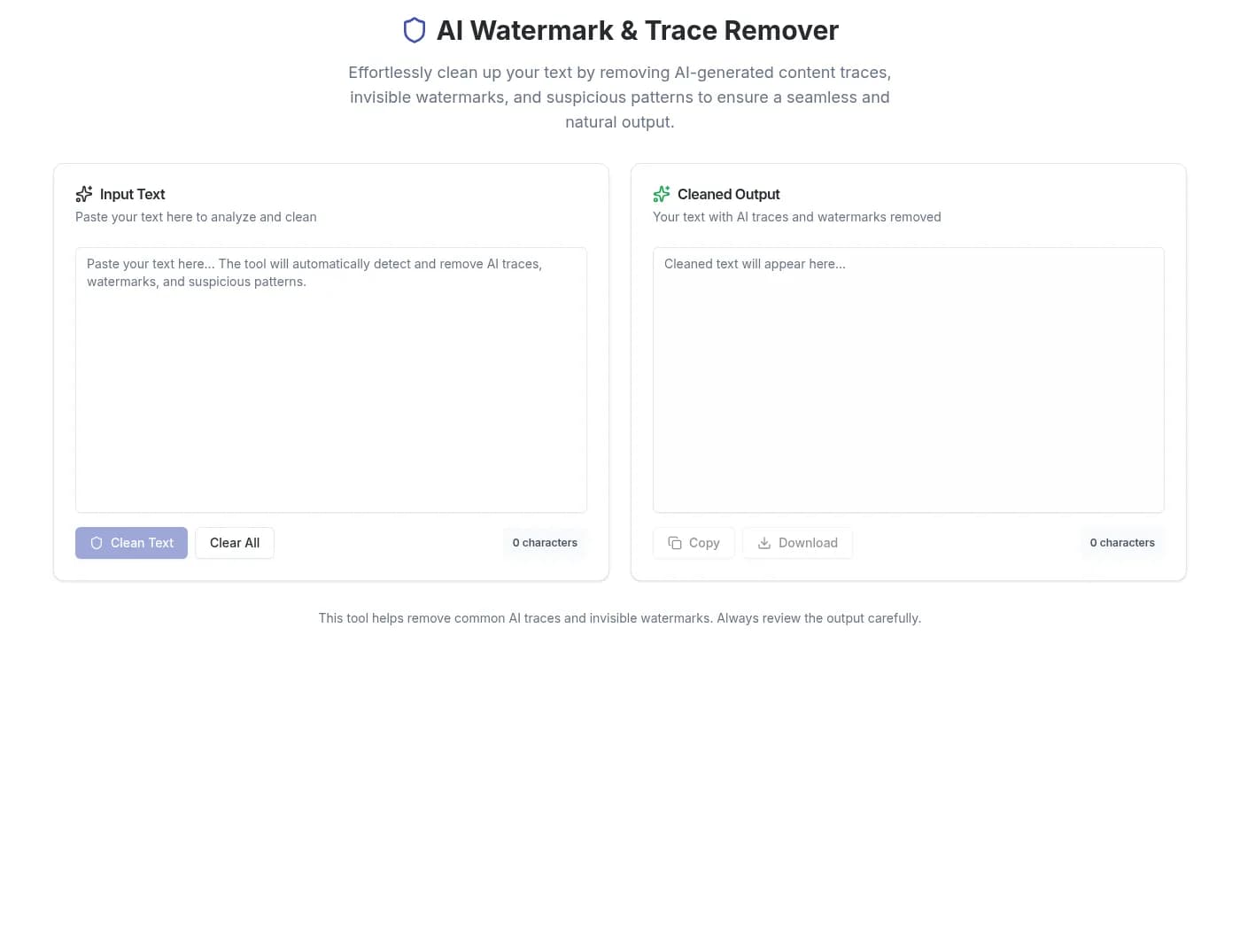 AI Watermark and Trace Remover Chat Edit Tool