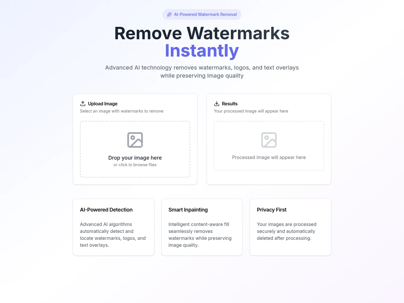 AI Watermark Remover