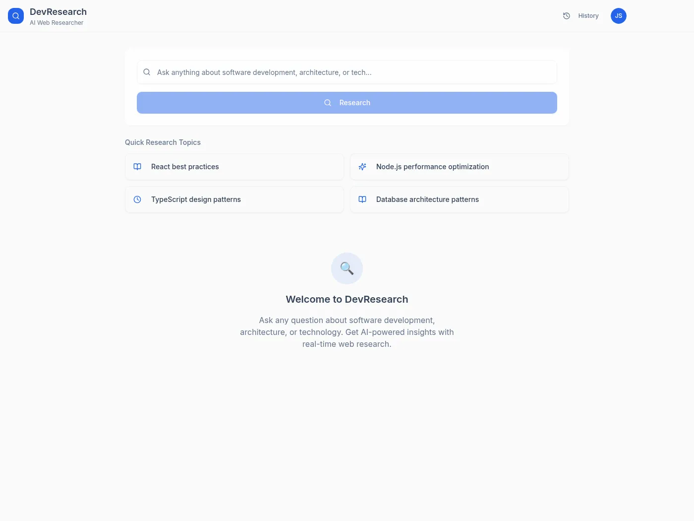 AI Web Researcher for Developers