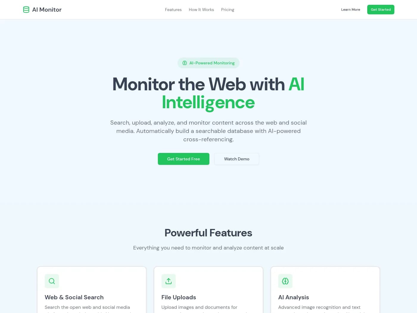 AI-Powered Web & Social Media Monitoring Platform