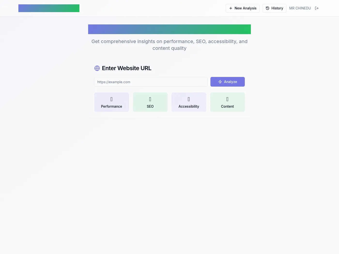 AI Website Analyzer