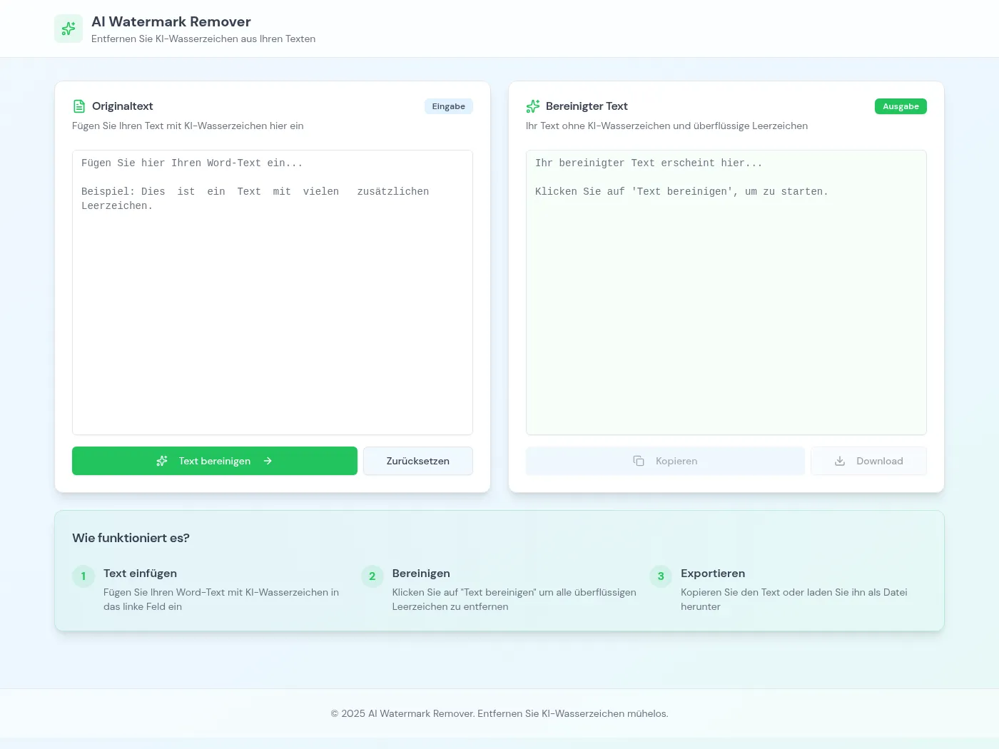 AI Word Watermark Remover Editor