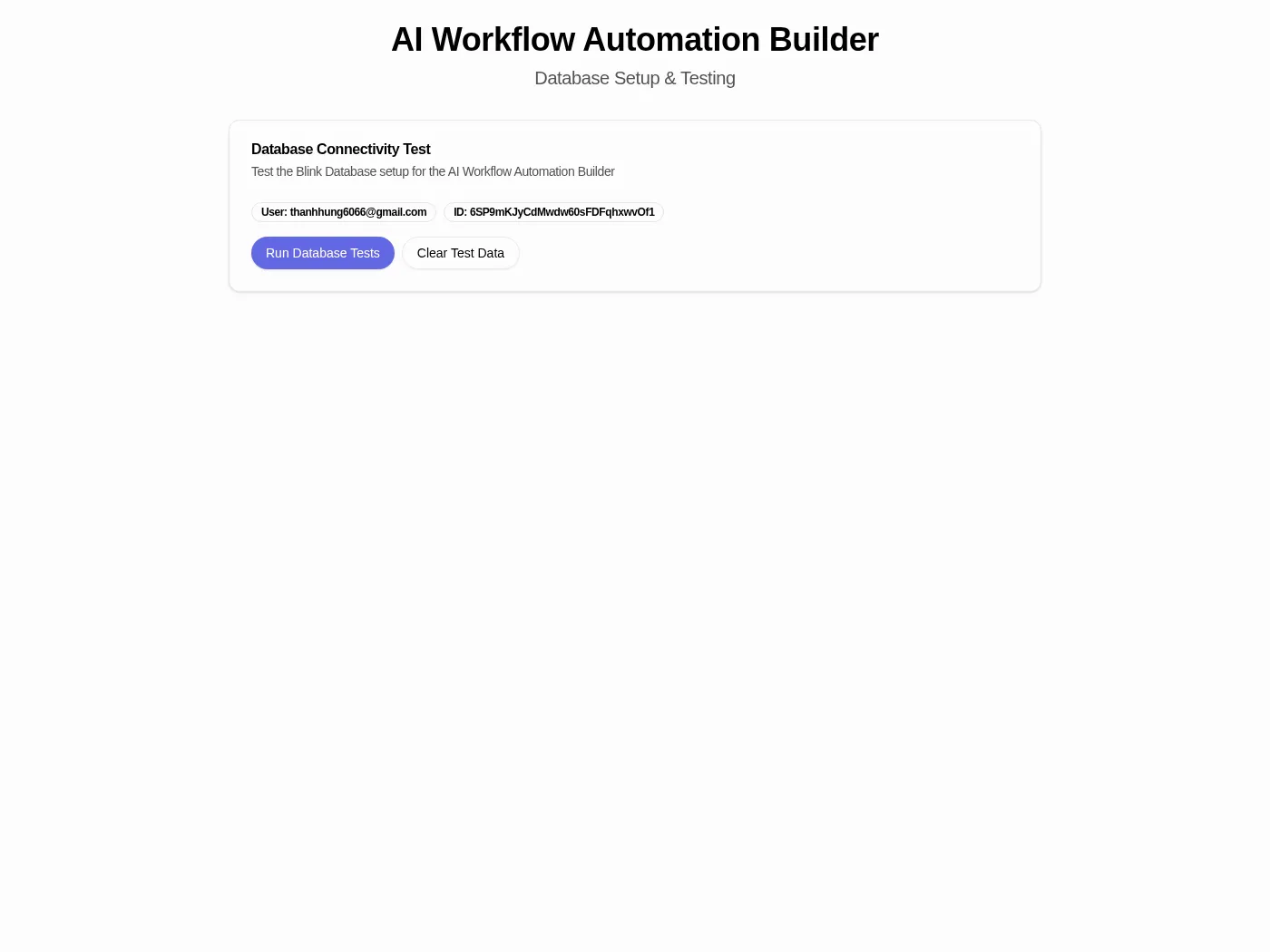 AI Workflow Automation Builder (n8n Clone)