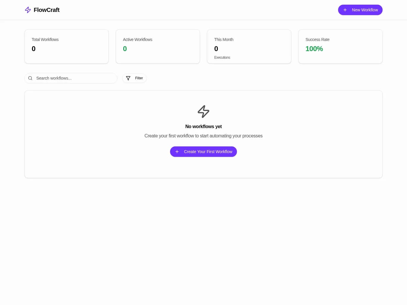 AI Workflow Automation Builder (n8n Clone)
