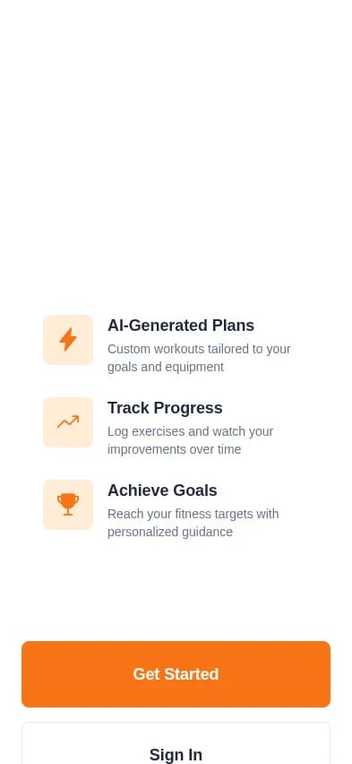 AI Fitness Planner