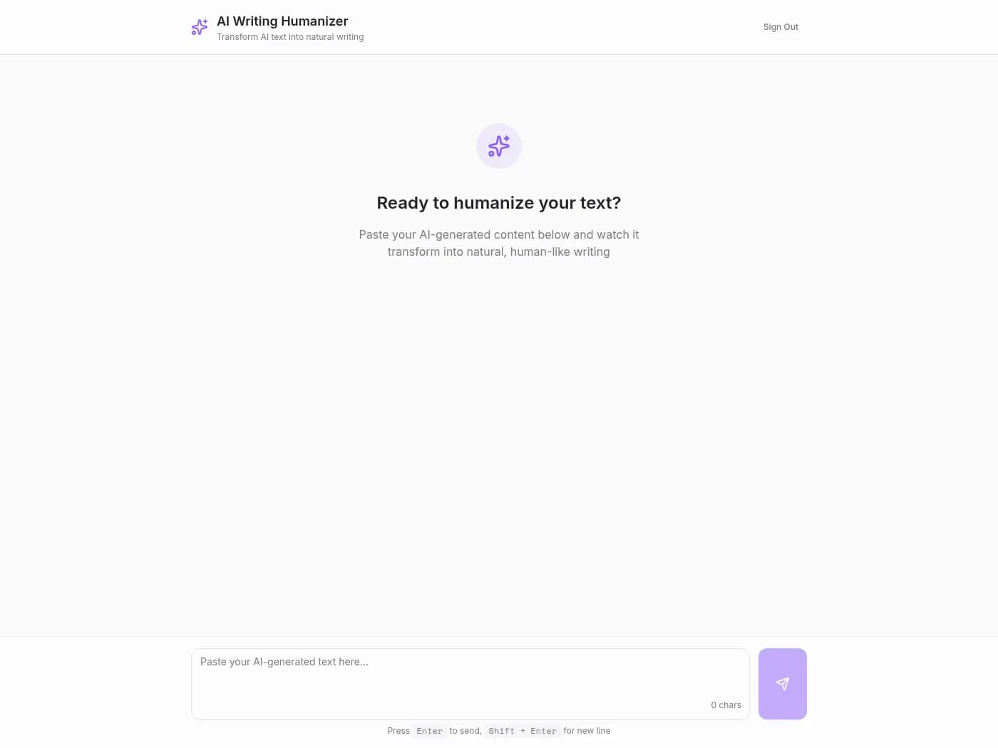 AI Writing Humanizer Chat