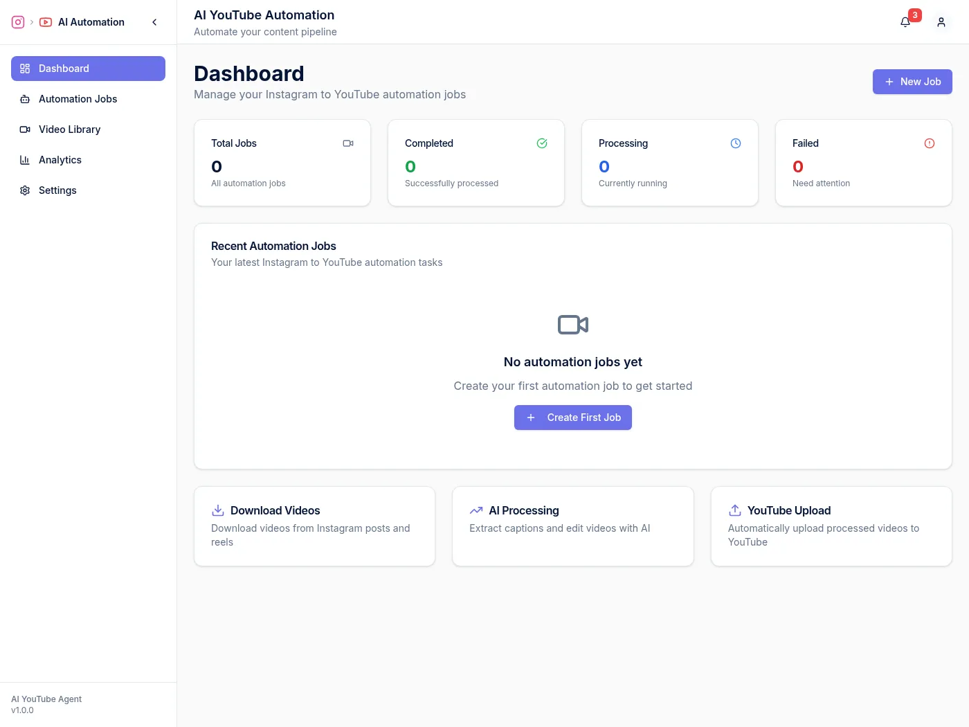 AI YouTube Automation Agent for Instagram Video Reposting