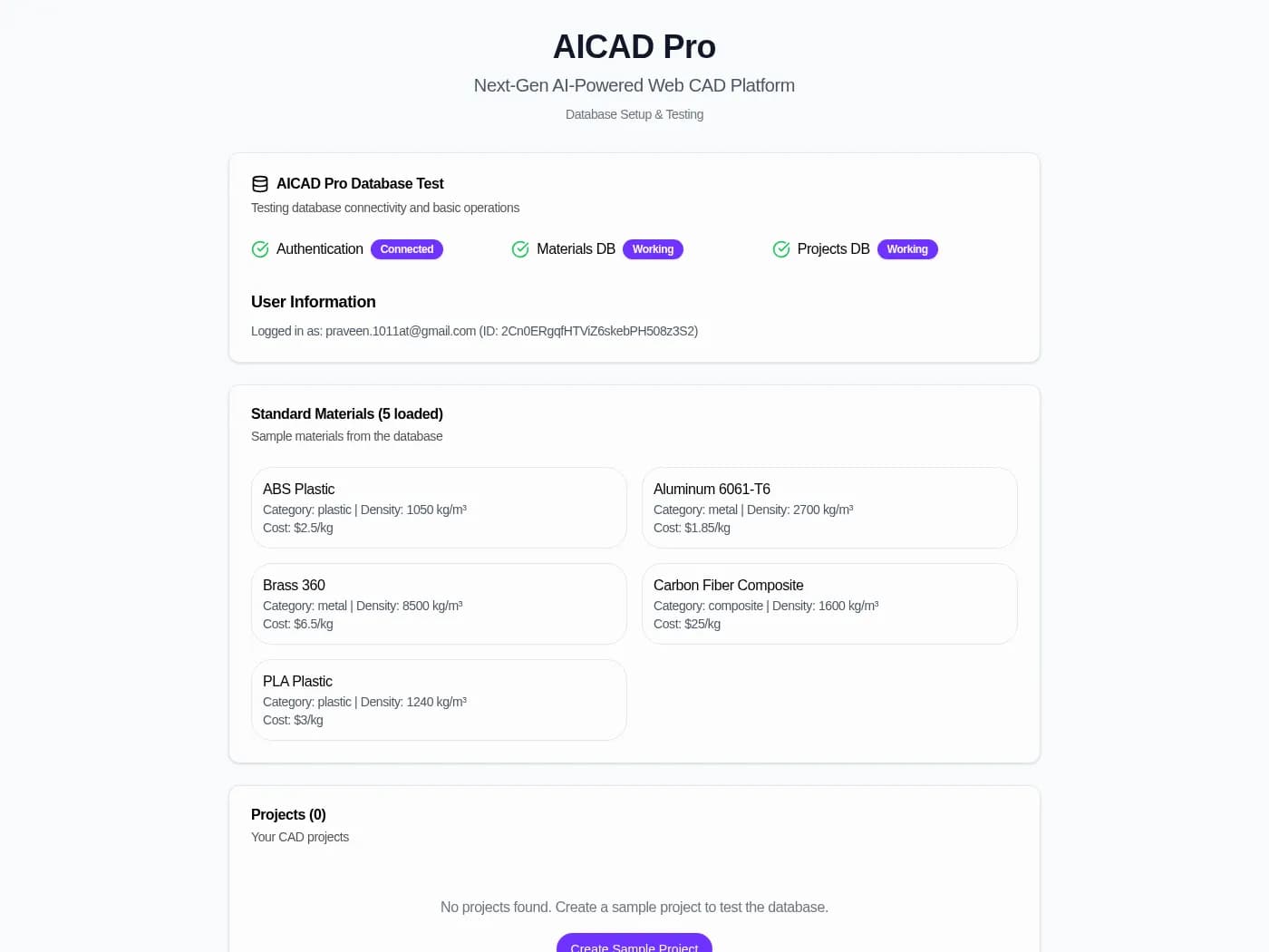 AICAD Pro: Next-Gen AI-Powered Web CAD Platform