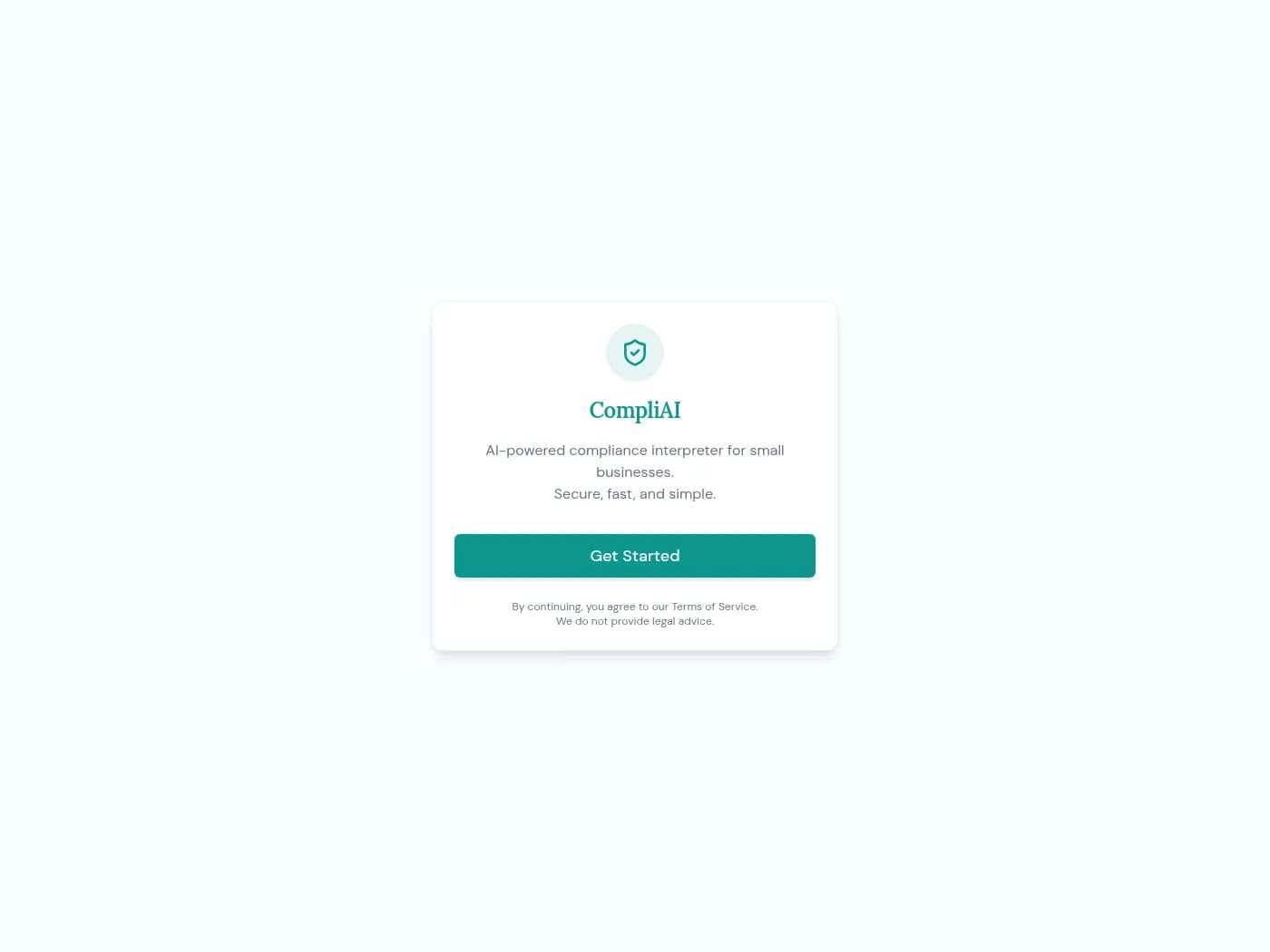 CompliAI Micro-SaaS