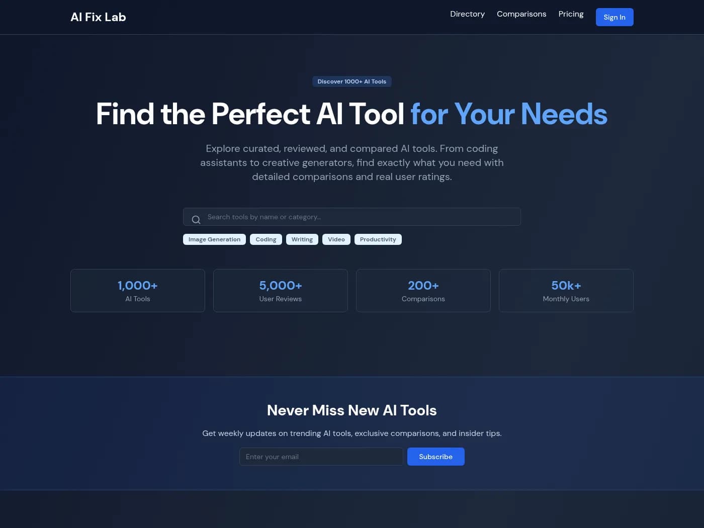 AI Fix Lab Web Monetization & Growth Platform