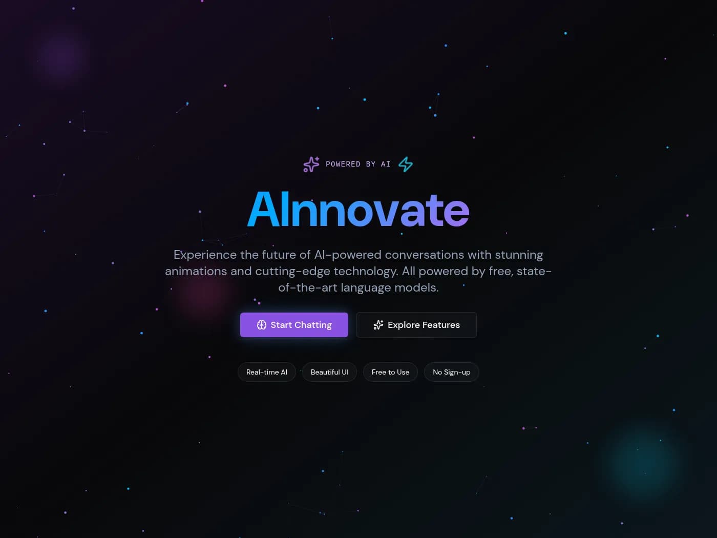 AInnovate: AI-Powered Web Experience Platform