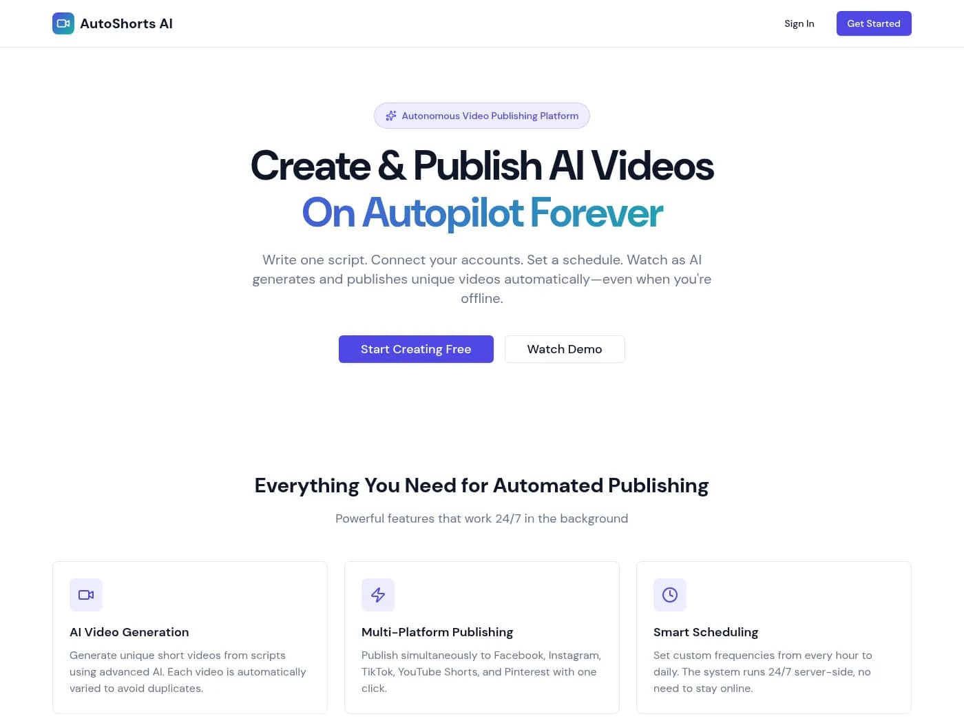 AutoShorts AI Studio