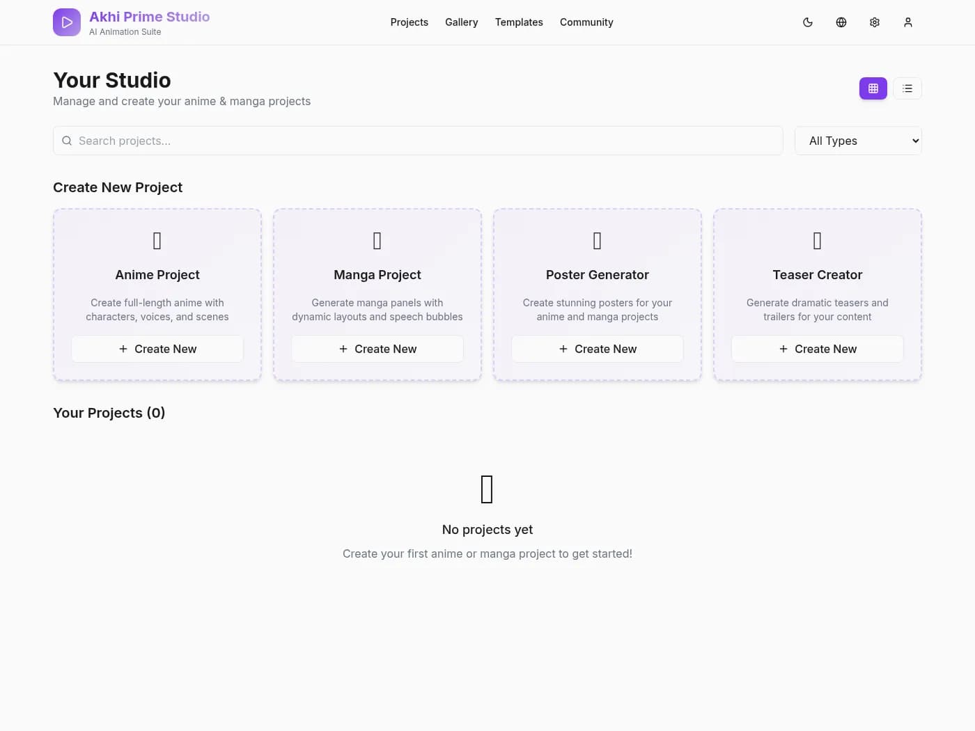 Akhi Prime Studio – AI-Powered Anime & Manga Production Suite