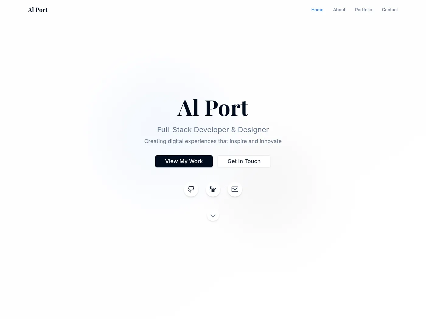 Al Port Pollio Website with Frontend and Backend
