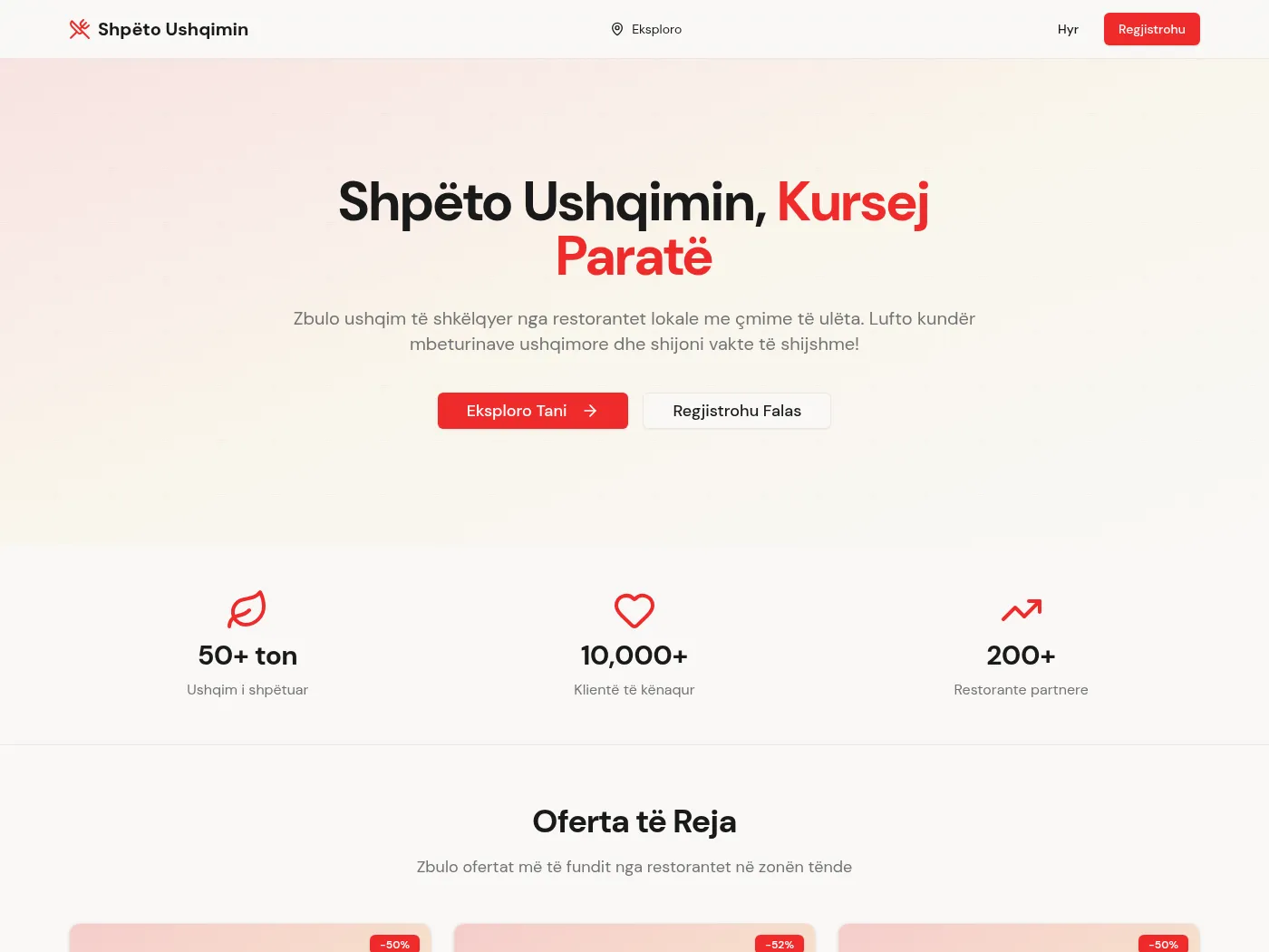 Albanian Food Rescue Marketplace