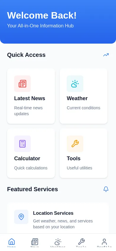 All-in-One Mobile Information Hub
