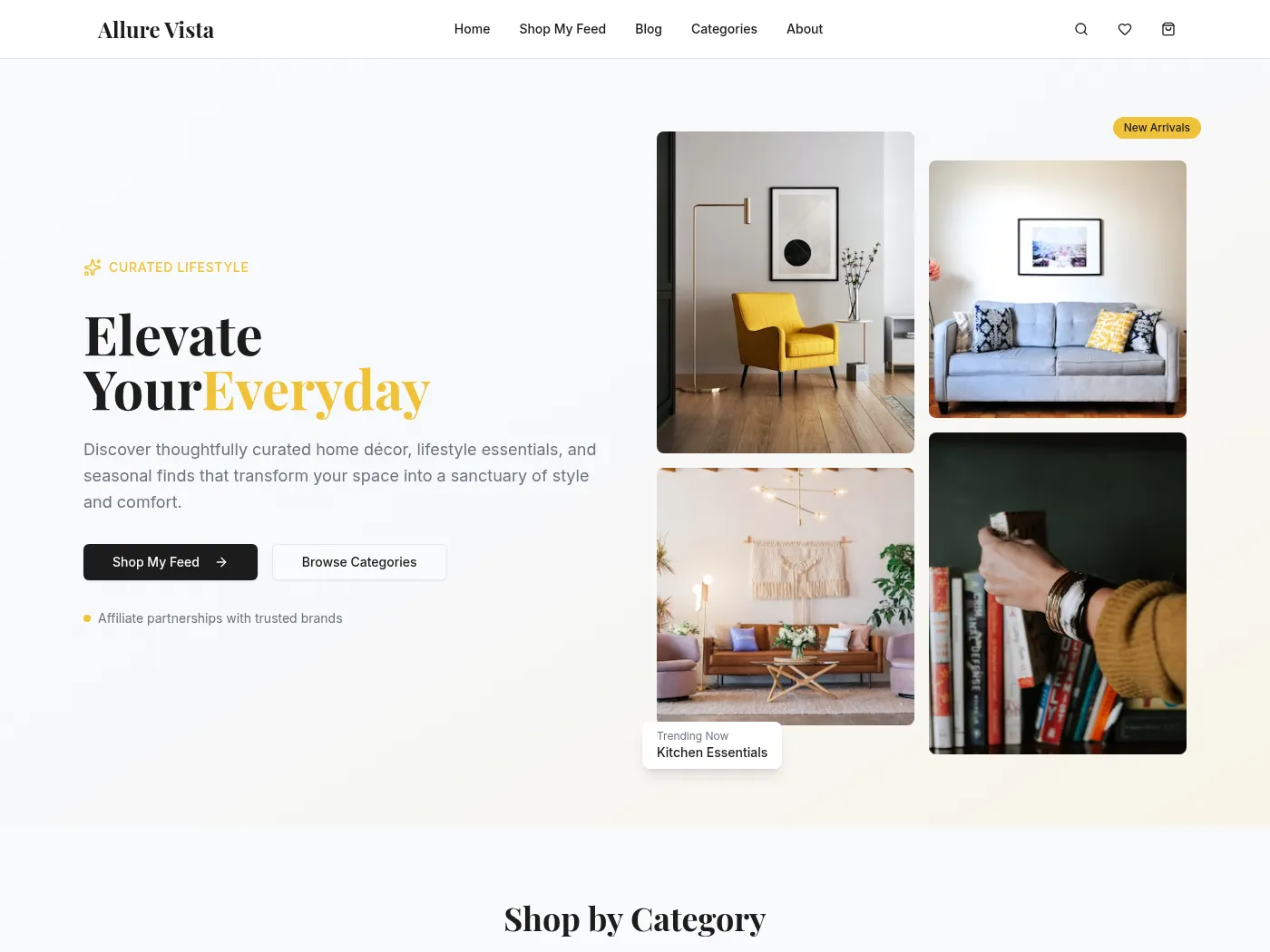 Allure Vista Lifestyle & Affiliate Inspiration Website