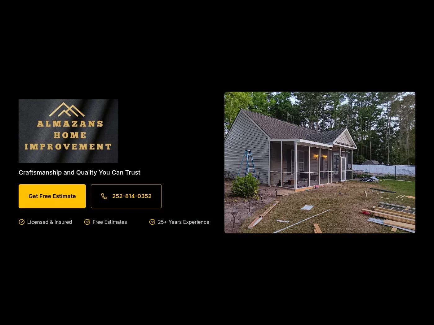 Almazan’s Home Improvement Website
