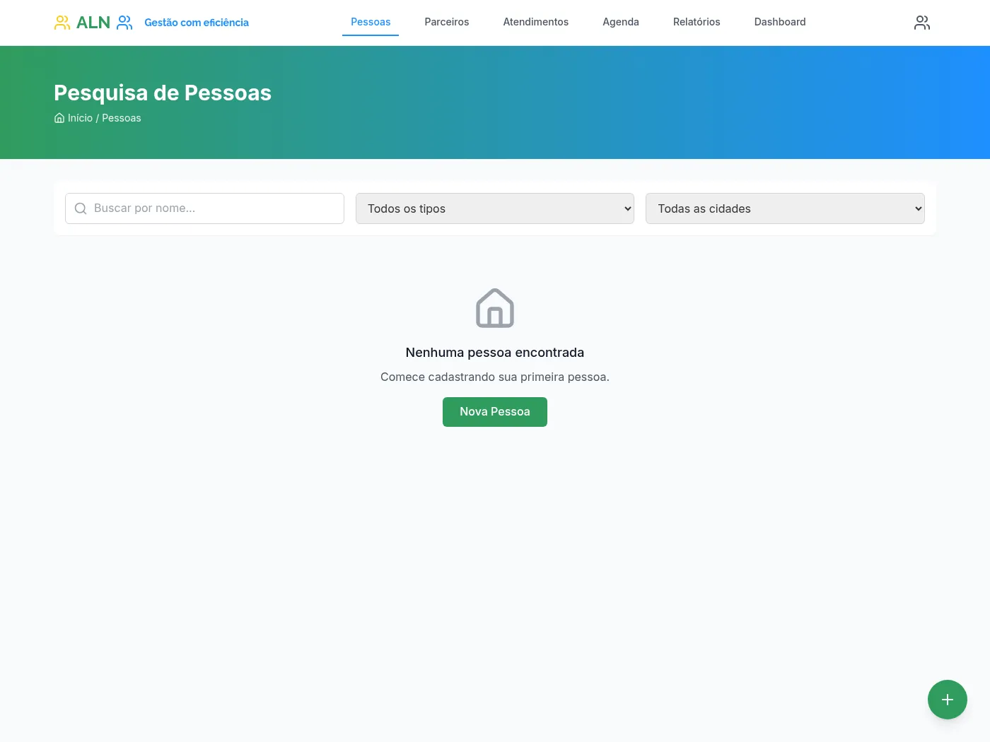 ALN Pessoas: Web App de Cadastro e Pesquisa de Eleitores e Voluntários
