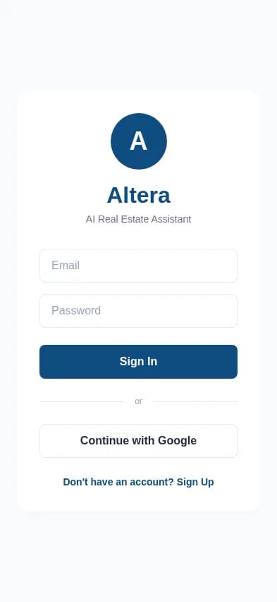 Altera – AI Real Estate Transaction & Marketing Assistant