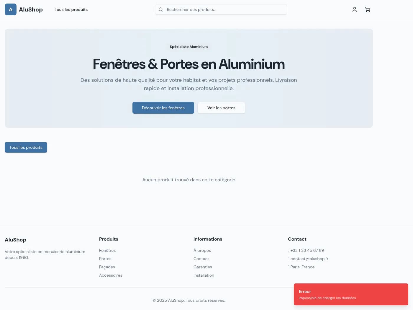 AluShop Intuitive App